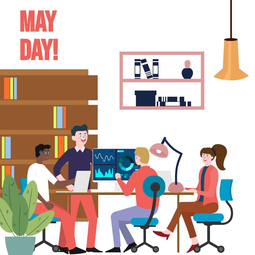 May Day Wishes Vector Template - Edit Online & Download Example ...
