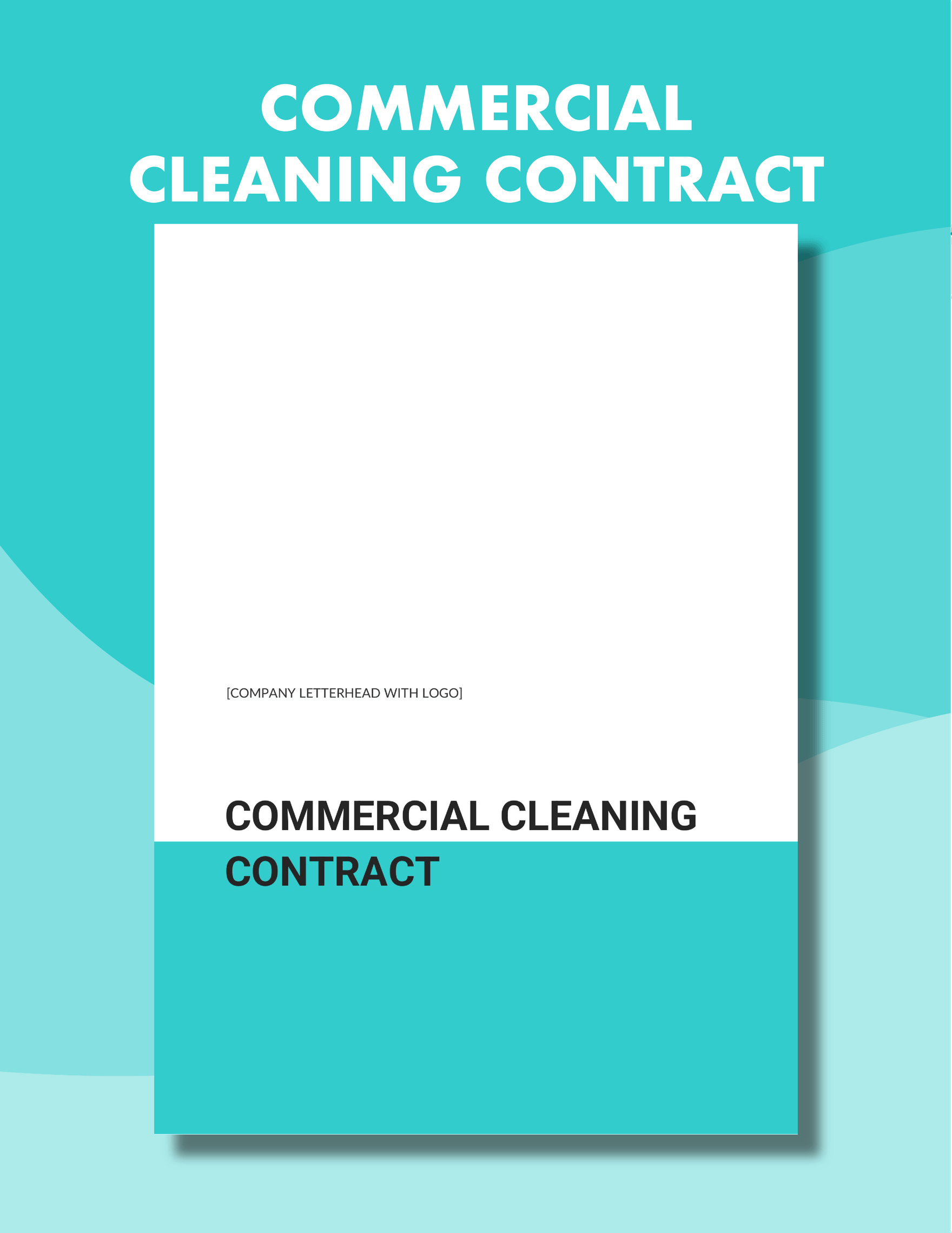 Commercial Cleaning Contract Template Download In Word Google Docs 