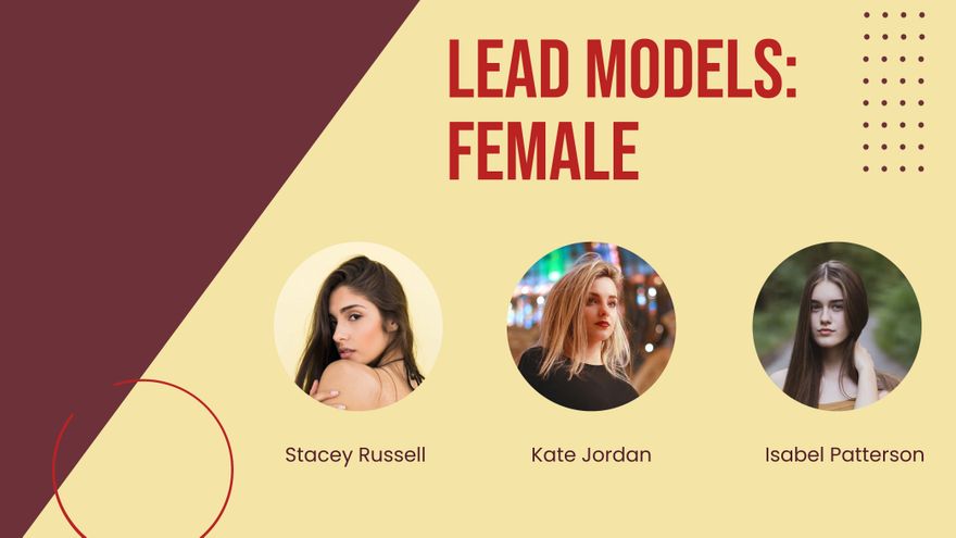 Fashion Modeling Agency Presentation - Google Slides, PowerPoint, PDF ...