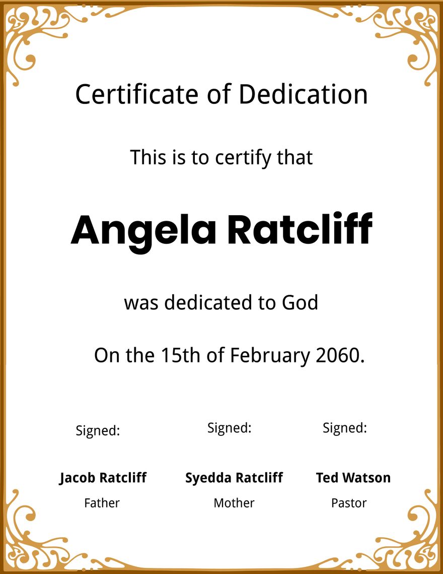18th Birthday Certificate Template - Edit Online & Download Example ...