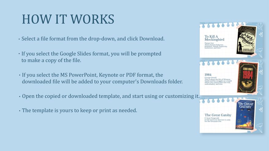 Free Aesthetic Literature Presentation - Google Slides, PowerPoint, PDF ...