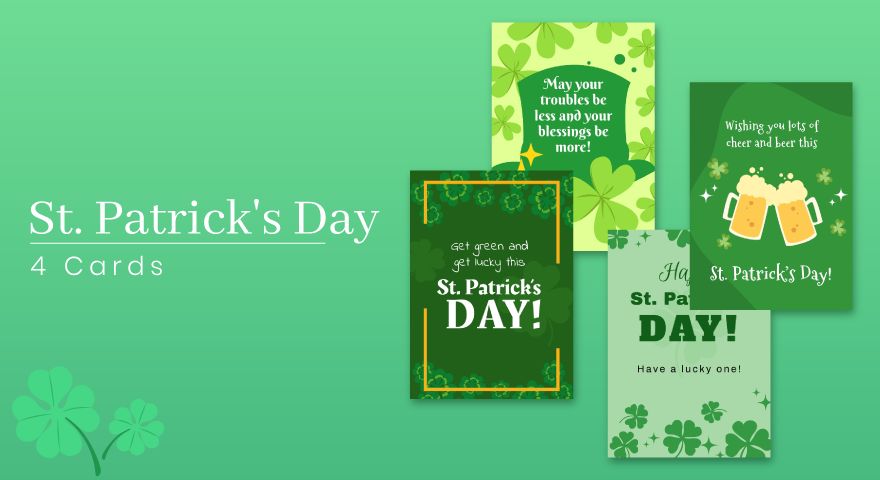 Free St. Patrick's Day Bundle - Download in PDF, Illustrator, EPS, SVG ...