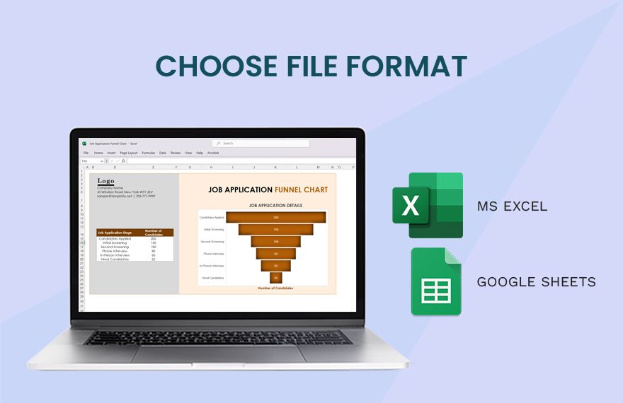 Job Application Funnel Chart - Google Sheets, Excel | Template.net