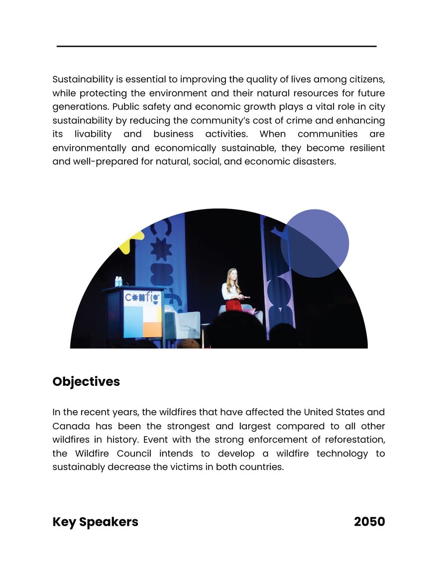 Conference Summary Report In Word Download Template