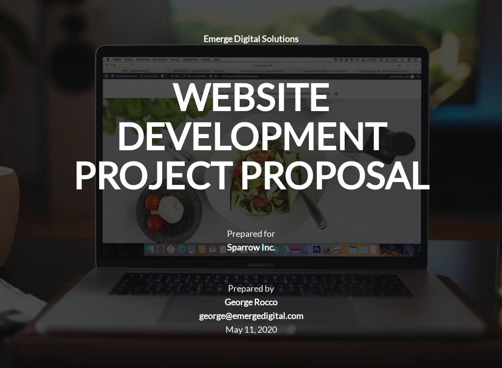 Project Development Proposal Template