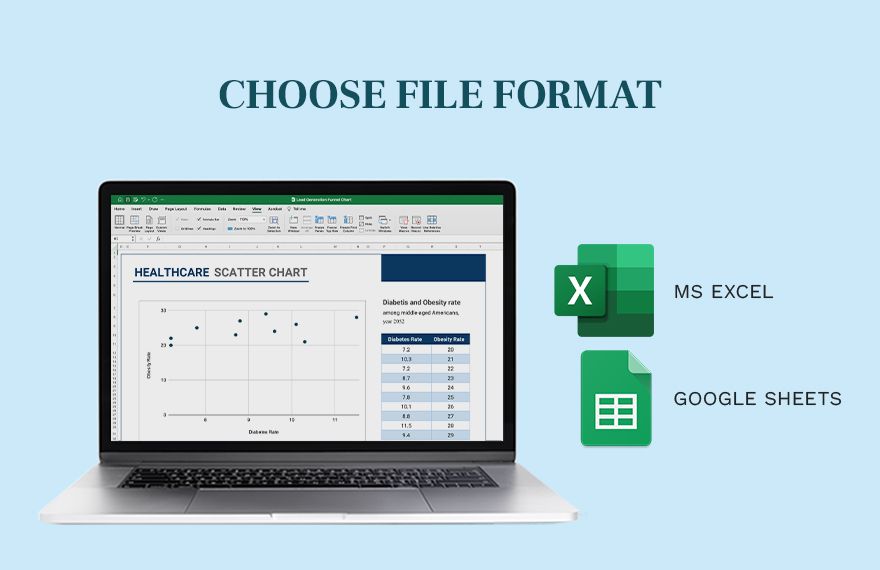 Healthcare Scatter Chart - Google Sheets, Excel | Template.net Healthcare Scatter Chart - Google Sheets, Excel | Template.net