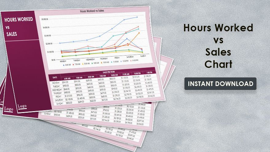 Free Free Hours Worked Vs Sales Chart - Google Sheets, Excel | Template.net