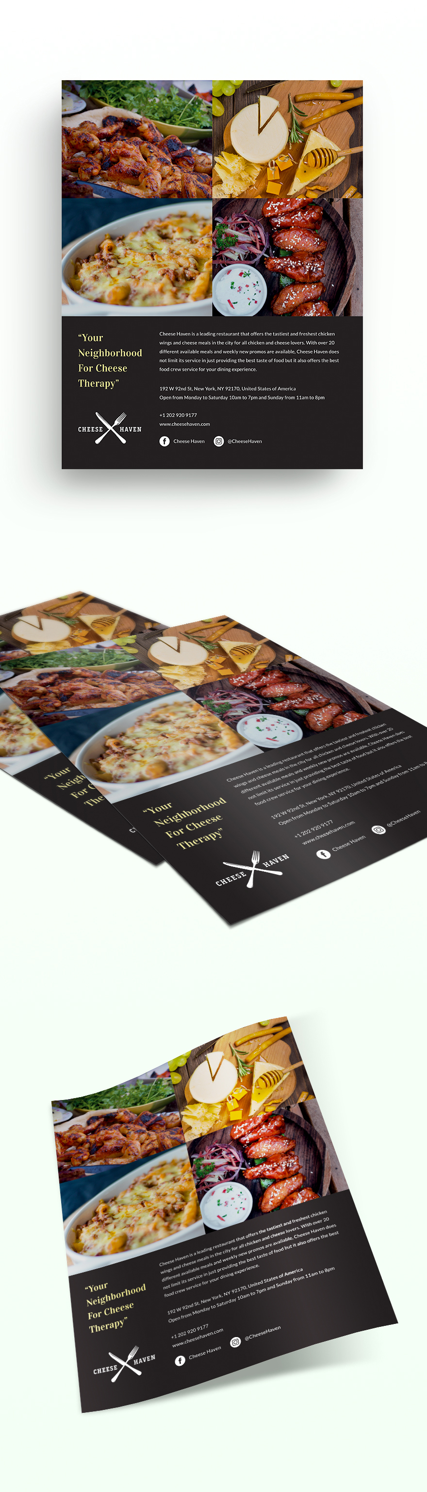 Advertising Flyer Template Google Docs Illustrator InDesign Word 