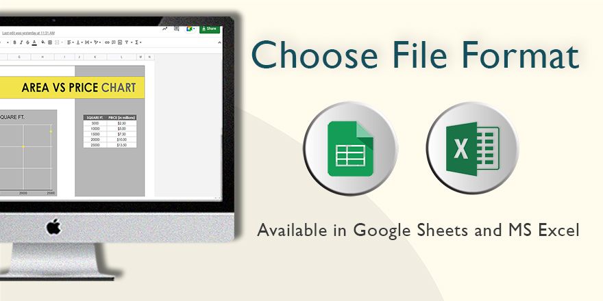 Area Vs Price Scatter Chart - Google Sheets, Excel | Template.net