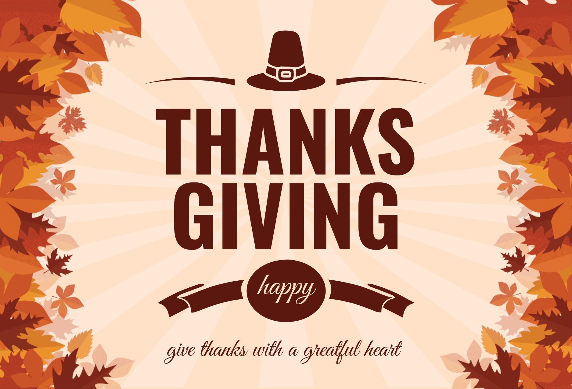 Free Thanksgiving Day Greeting Card Template - PSD | Template.net