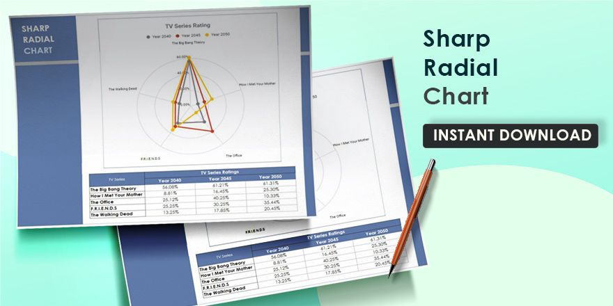 Free Free Sharp Radial Chart - Google Sheets, Excel | Template.net