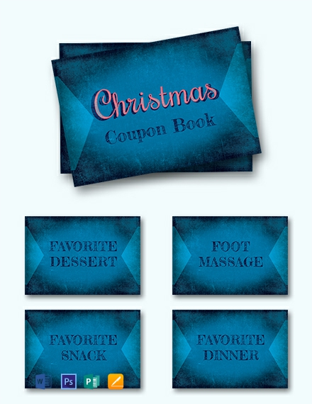 Coupon Book Template For Kids PSD Template