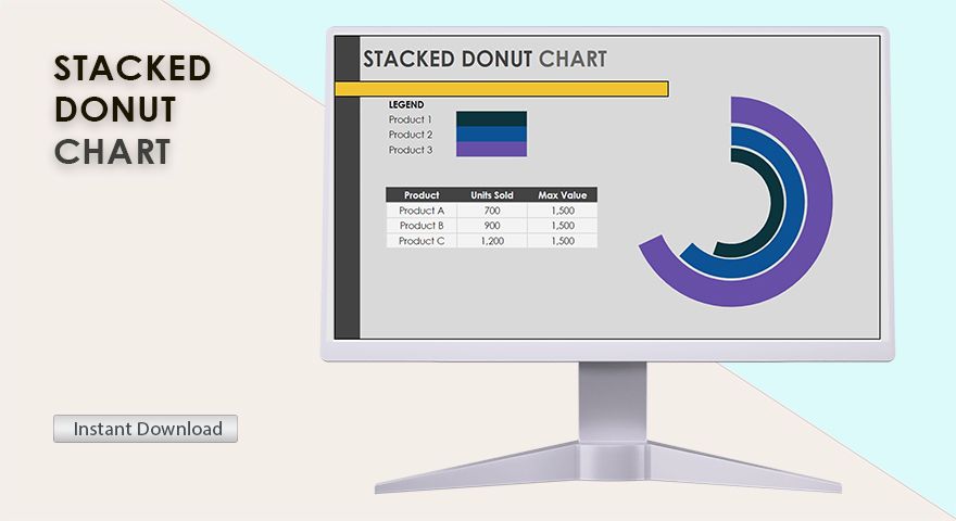 Stacked Donut Chart - Google Sheets, Excel | Template.net