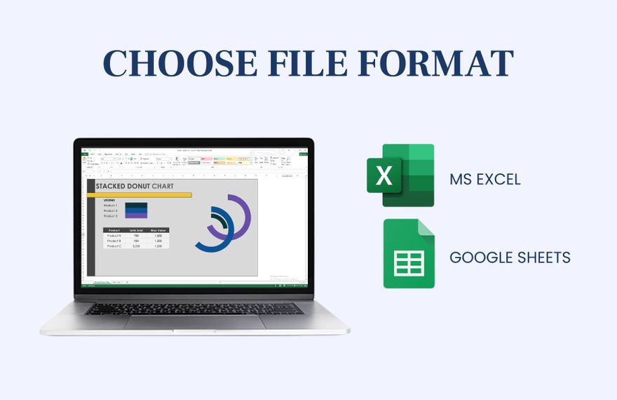 Stacked Donut Chart - Google Sheets, Excel | Template.net