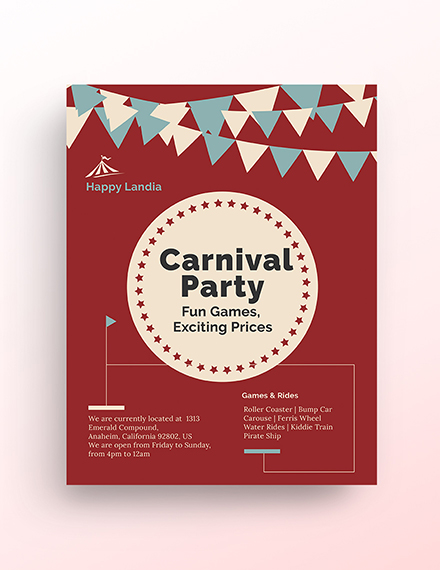 58 Carnival Flyer Templates PSD Word AI EPS