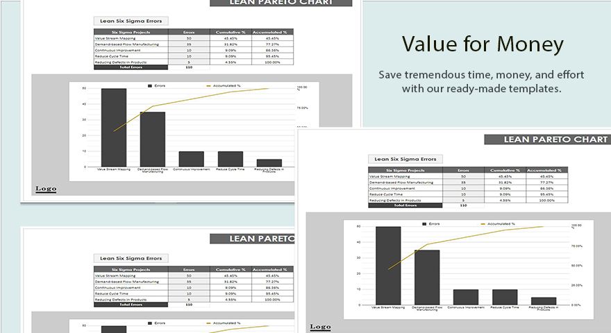 Lean Pareto Chart - Google Sheets, Excel | Template.net