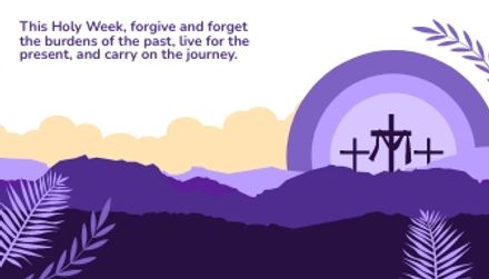 Holy Week Facebook Cover Banner Template - Edit Online & Download ...