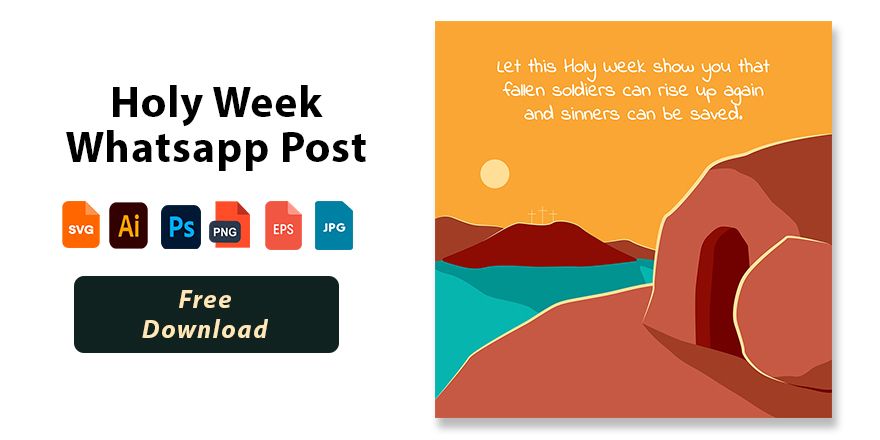 Holy Week Facebook Cover Banner Template - Edit Online & Download ...