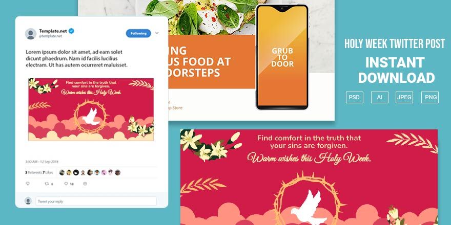 Holy Week Facebook Cover Banner Template - Edit Online & Download ...