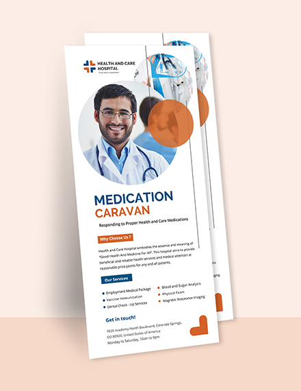 Free Medical Professional Rack Card Template