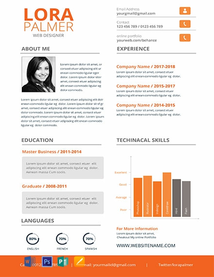 Web Designer Resume Template Free Download Cclasdt