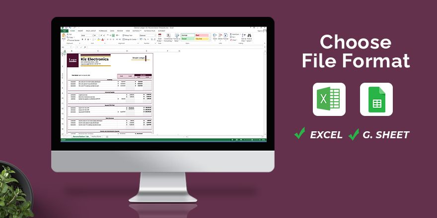 Free Simple Ledger Template - Google Sheets, Excel | Template.net