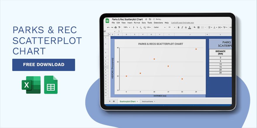 Free Parks & Rec Scatterplot Chart - Google Sheets, Excel | Template.net