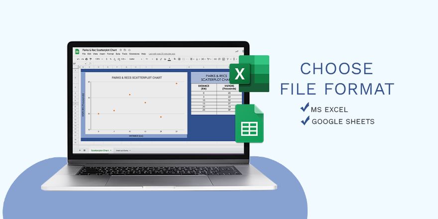 Free Parks & Rec Scatterplot Chart - Google Sheets, Excel | Template.net