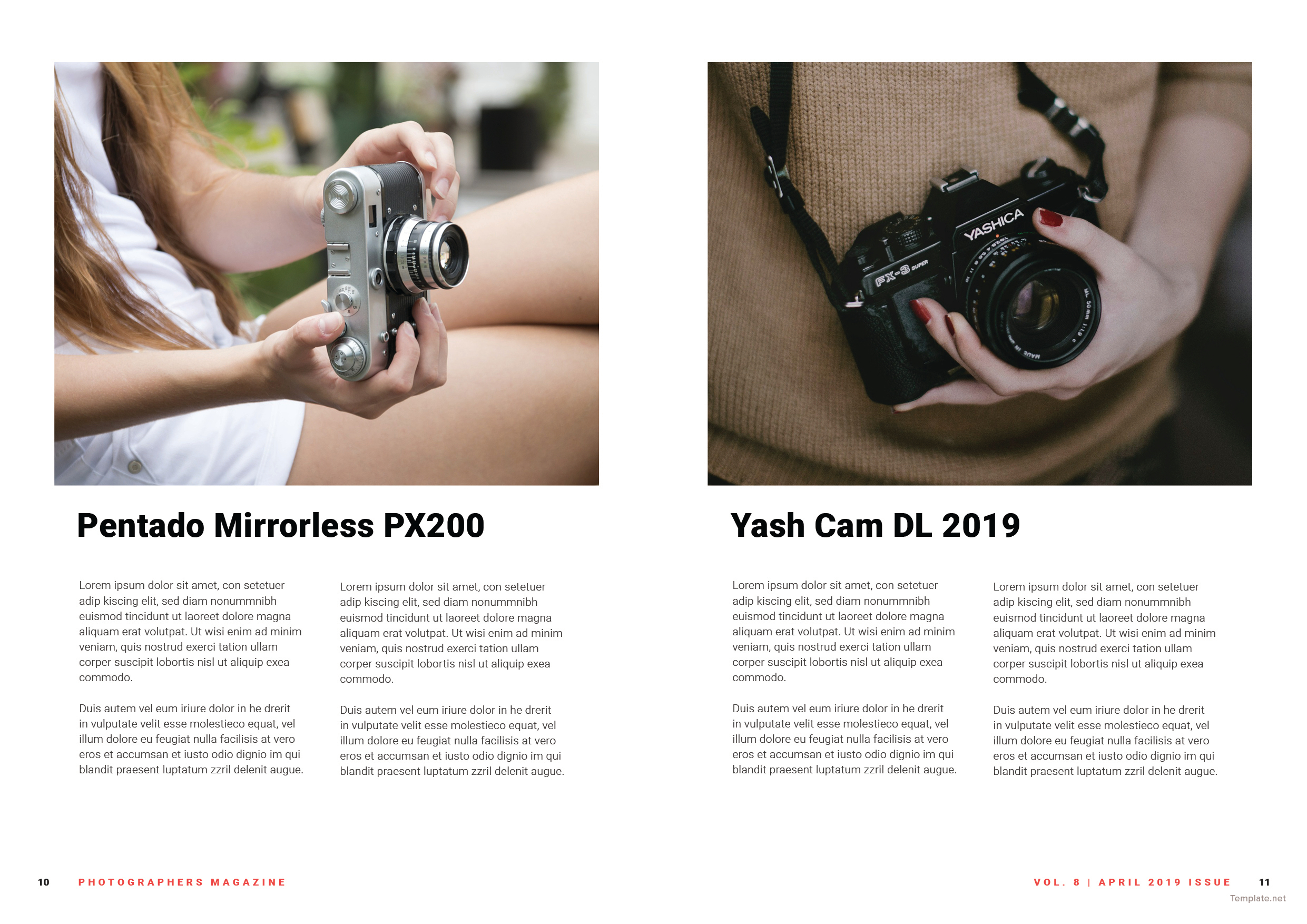 Free Photographer Magazine Template in Adobe InDesign | Template.net