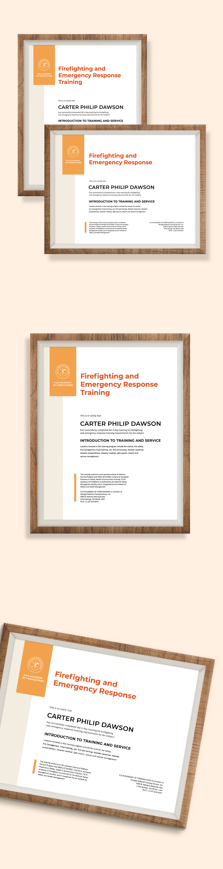 Industrial Training Certificate Template - Google Docs, Illustrator ...