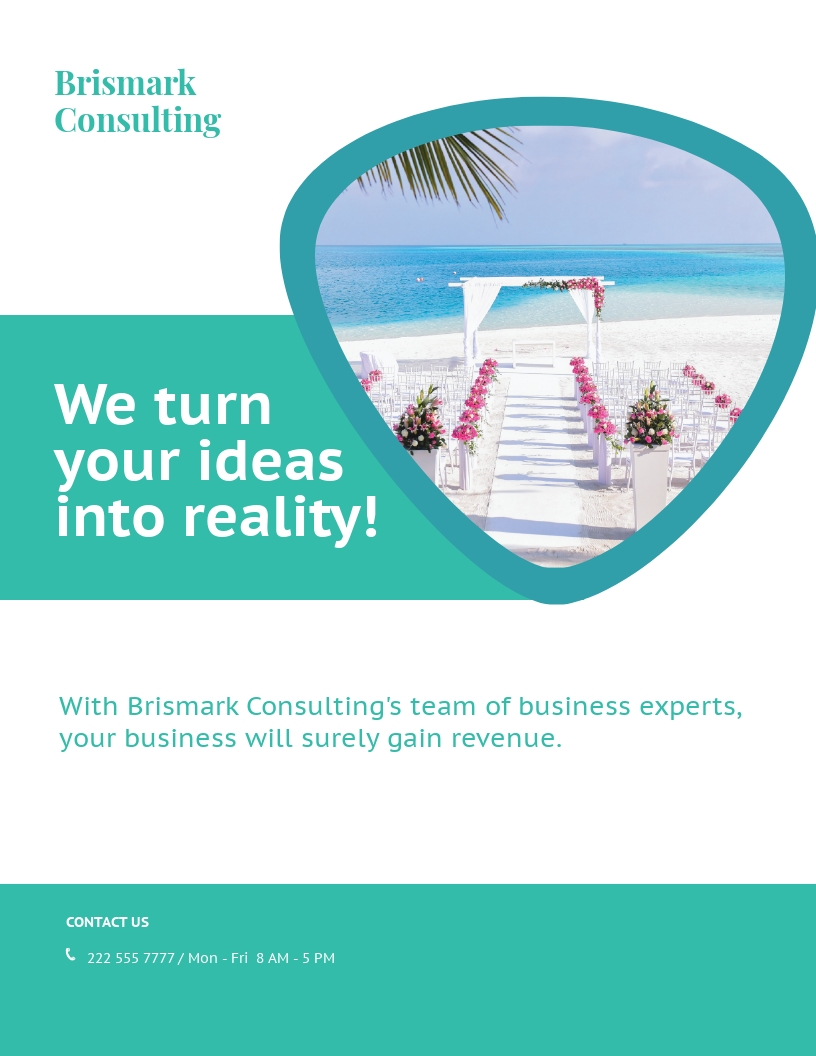 Teal Macaroons Pattern Summer Camp Flyer - Templates by Canva