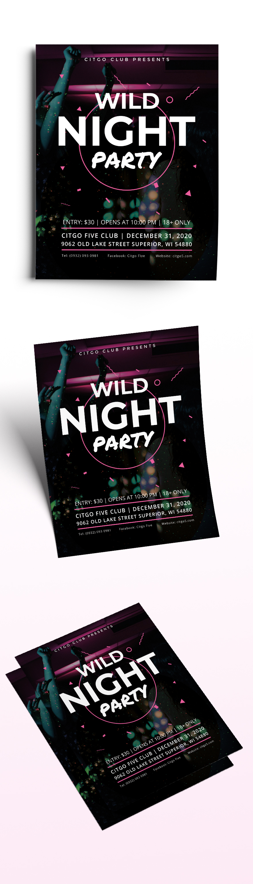 Nightclub Event Flyer Template | Template.net