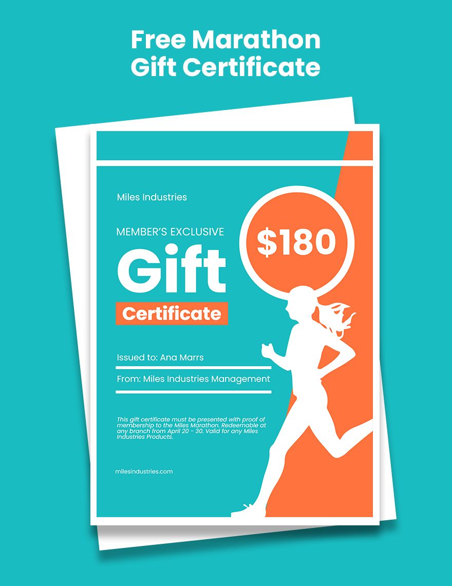 Marathon Templates In Word FREE Download Template