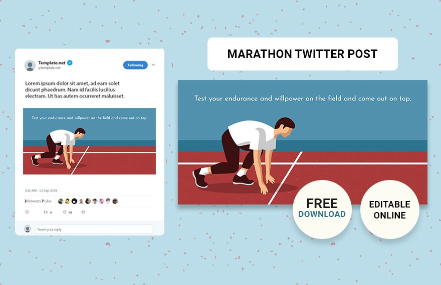 Free Marathon Templates To Edit Online