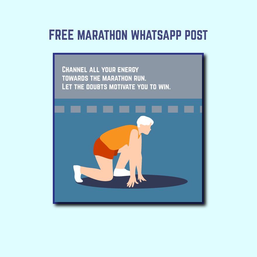 Free Marathon Templates To Edit Online