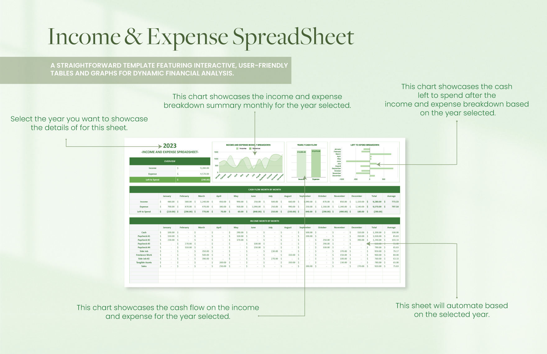 Free Income & Expense Spreadsheet - Download in Excel, Google Sheets ...