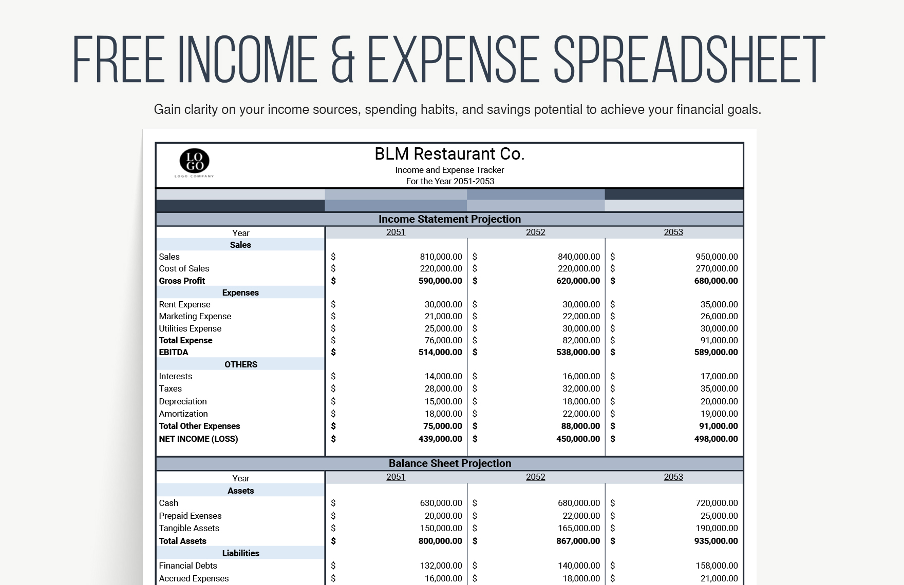 Free Income Expense Spreadsheet Download In Excel Google Sheets