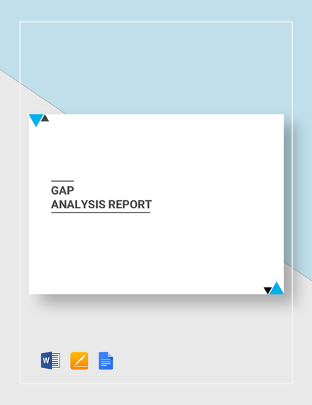 17+ Gap Analysis Report Templates - Word, PDF, Google Docs