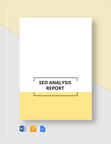 8+ SEO Report Templates - PDF, Word