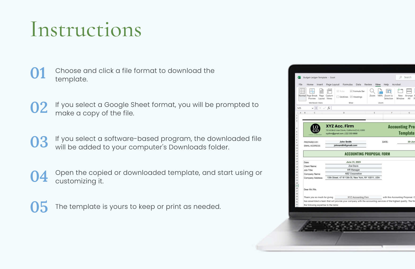 Accounting Proposal Template - Download in Word, Google Docs, Excel ...