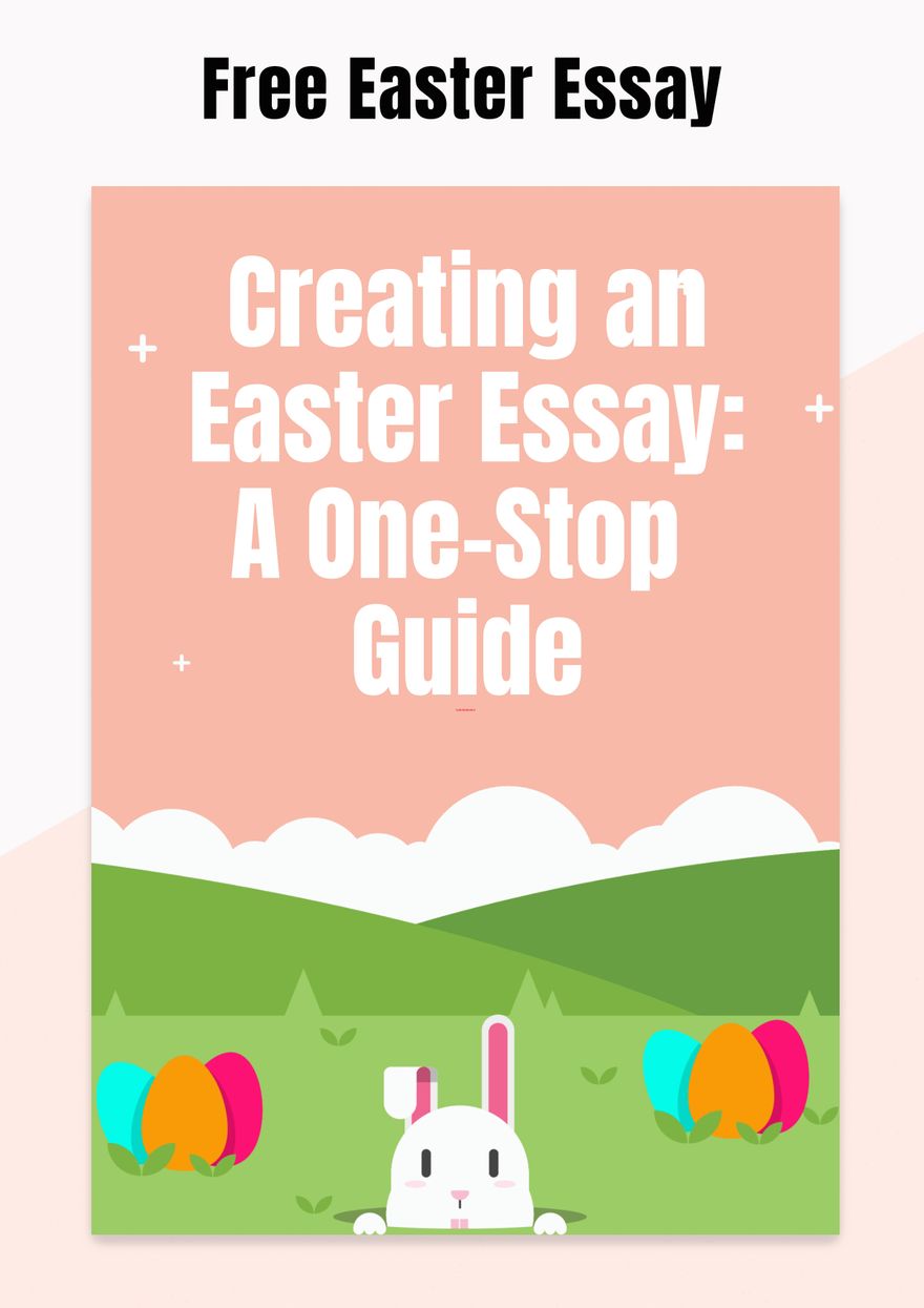 Free Easter Essay Illustrator Word PSD PDF Template