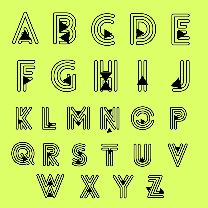 Free Letter Symbol - EPS, Illustrator, JPEG, PSD, PNG, PDF, SVG ...