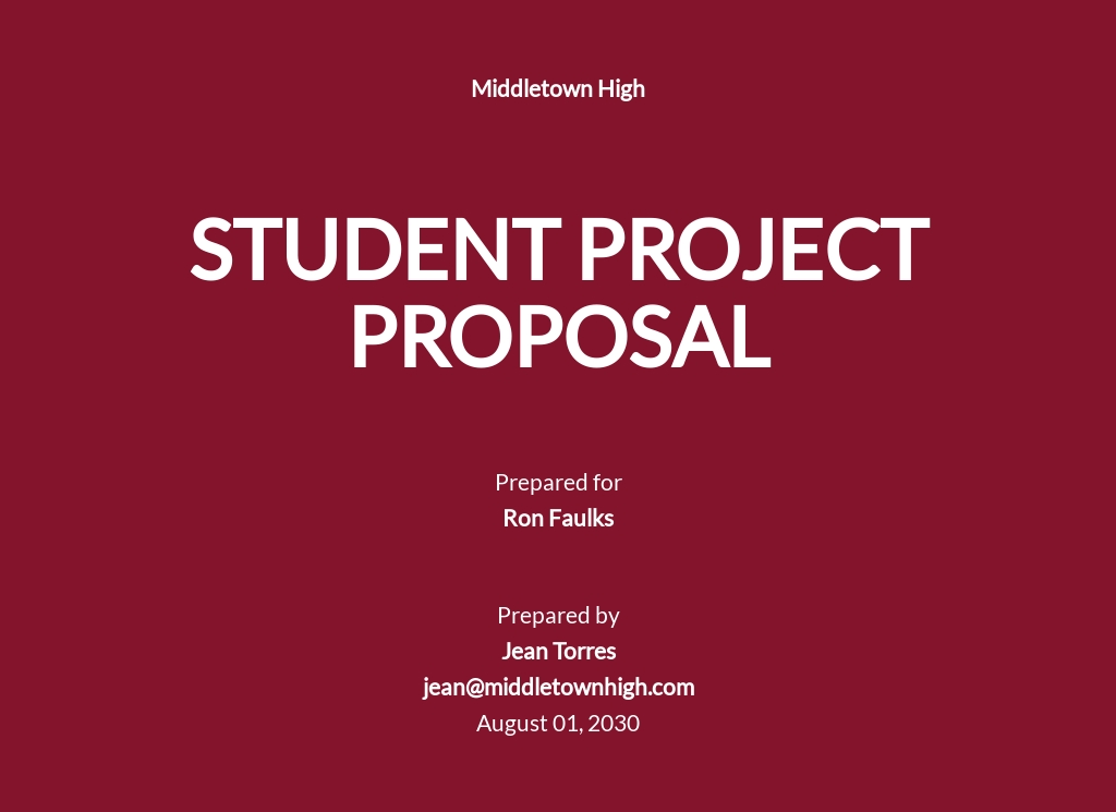 Download 34 Project Proposal Templates Microsoft Word DOC 