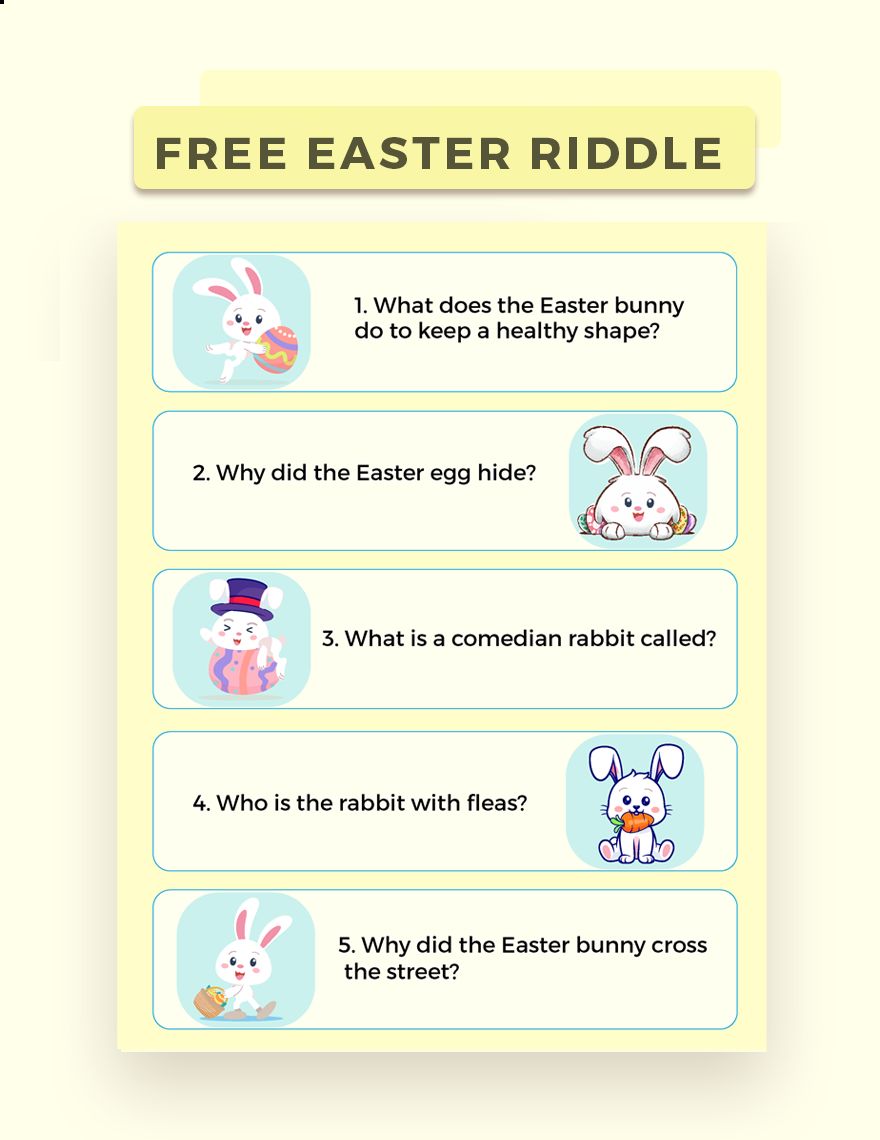 Easter Puzzle Template - Edit Online & Download Example | Template.net