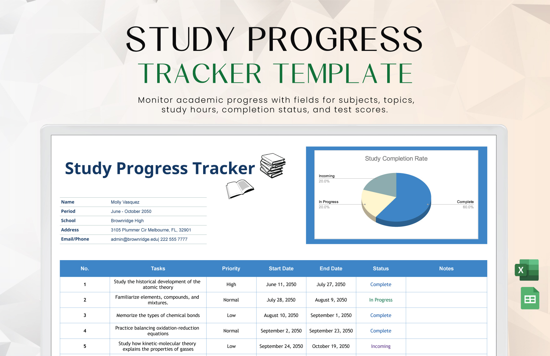 Free Task Tracker Templates Editable And Printable
