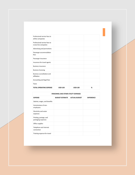 Monthly Budget Planner Template - Word | Google Docs | Apple Pages
