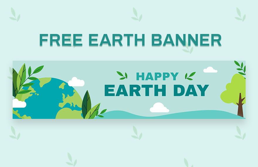 Free Earth Banner - EPS, Illustrator, JPEG, PSD, PNG, SVG | Template.net
