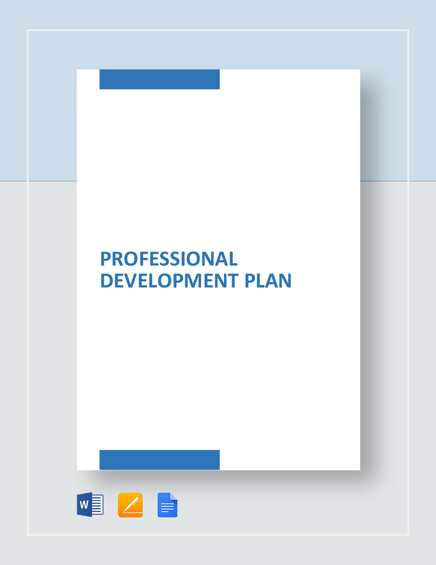 School Professional Development Plan Template - Google Docs, Word ...