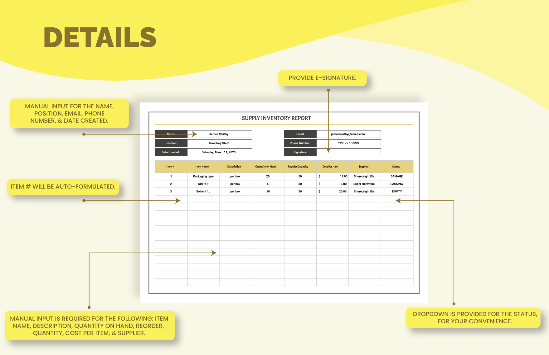 Easy Spreadsheet - Download in Excel, Google Sheets | Template.net