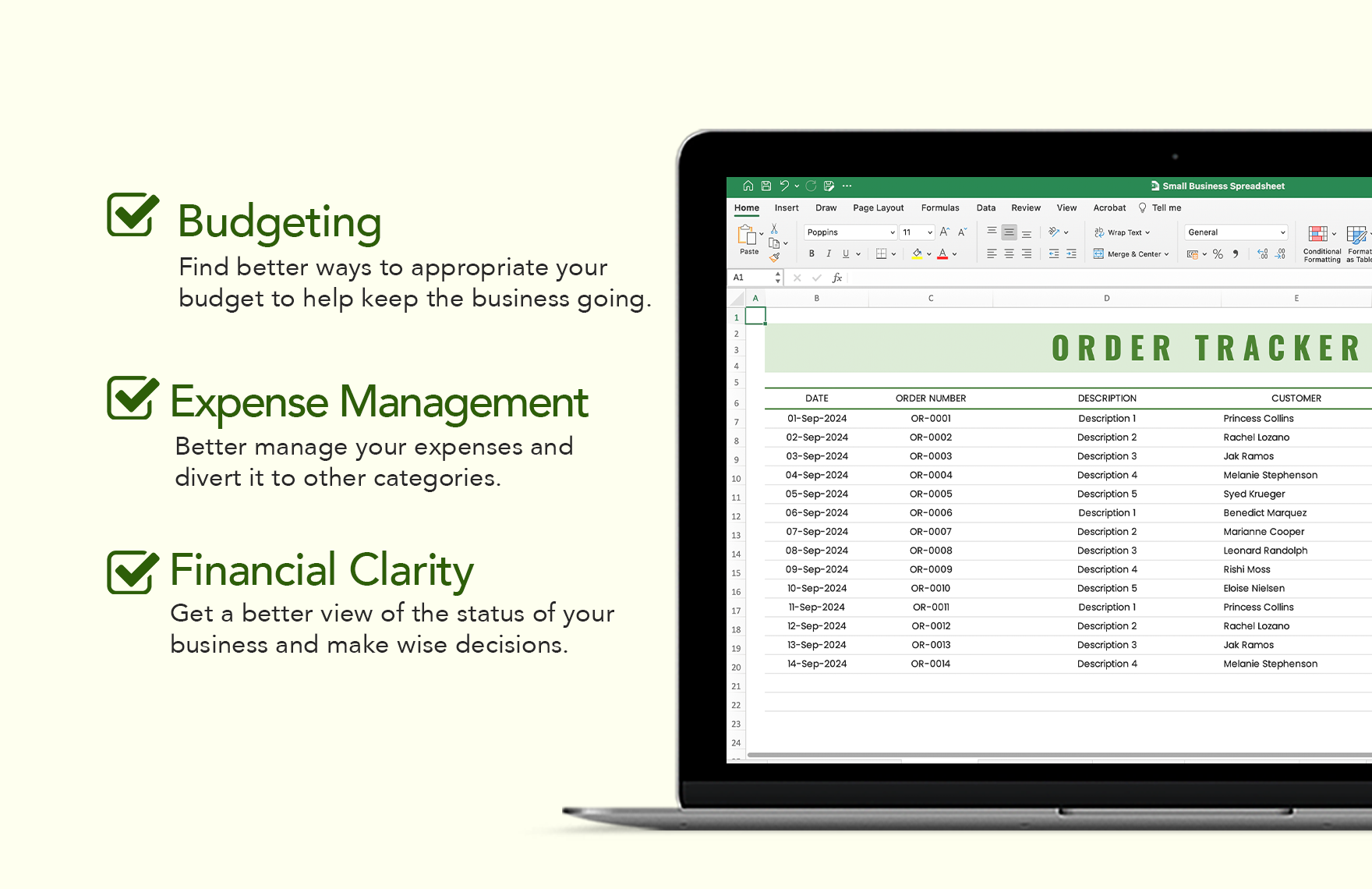 Small Business Spreadsheet Template - Download in Excel, Google Sheets ...